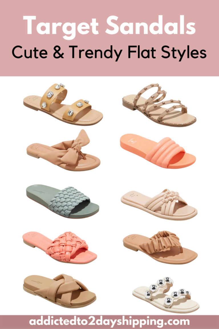 Cute & Trendy Sandals – Target Edition – Addicted To 2 Day Shipping