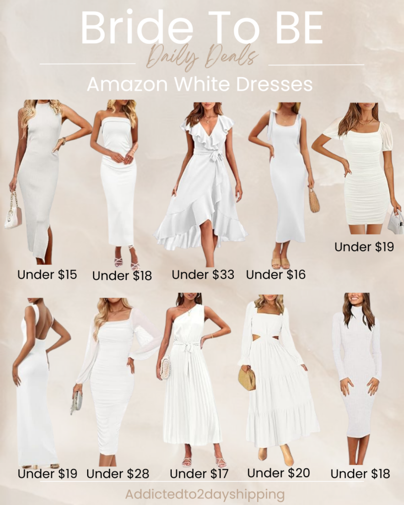 White Dresses for the Bride to Be – 3/8 – Addicted To 2 Day Shipping