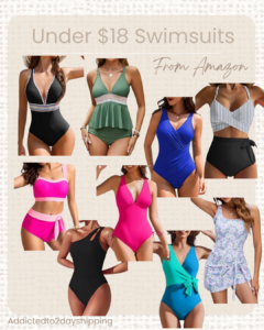Under $18 Swimsuits – 3/21 – Addicted To 2 Day Shipping