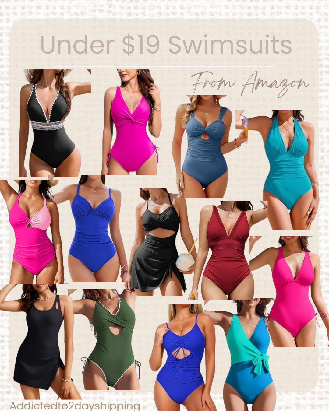 Under $19 Amazon Swimsuits – 4/2 – Addicted To 2 Day Shipping